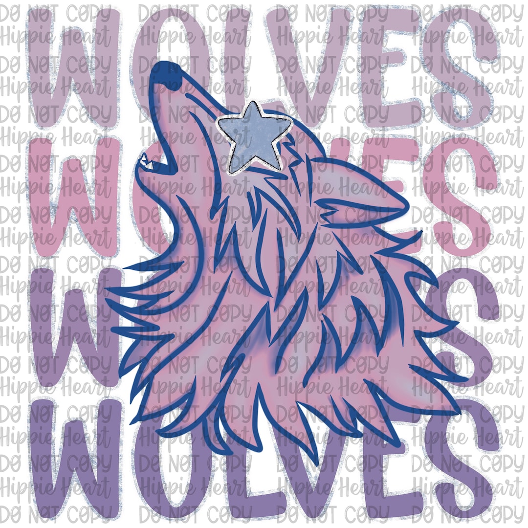 Wolves Mascot Png, Wolves Preppy Mascot, Wolves Mascot Png, Pink Preppy Mascot, School Mascot ...