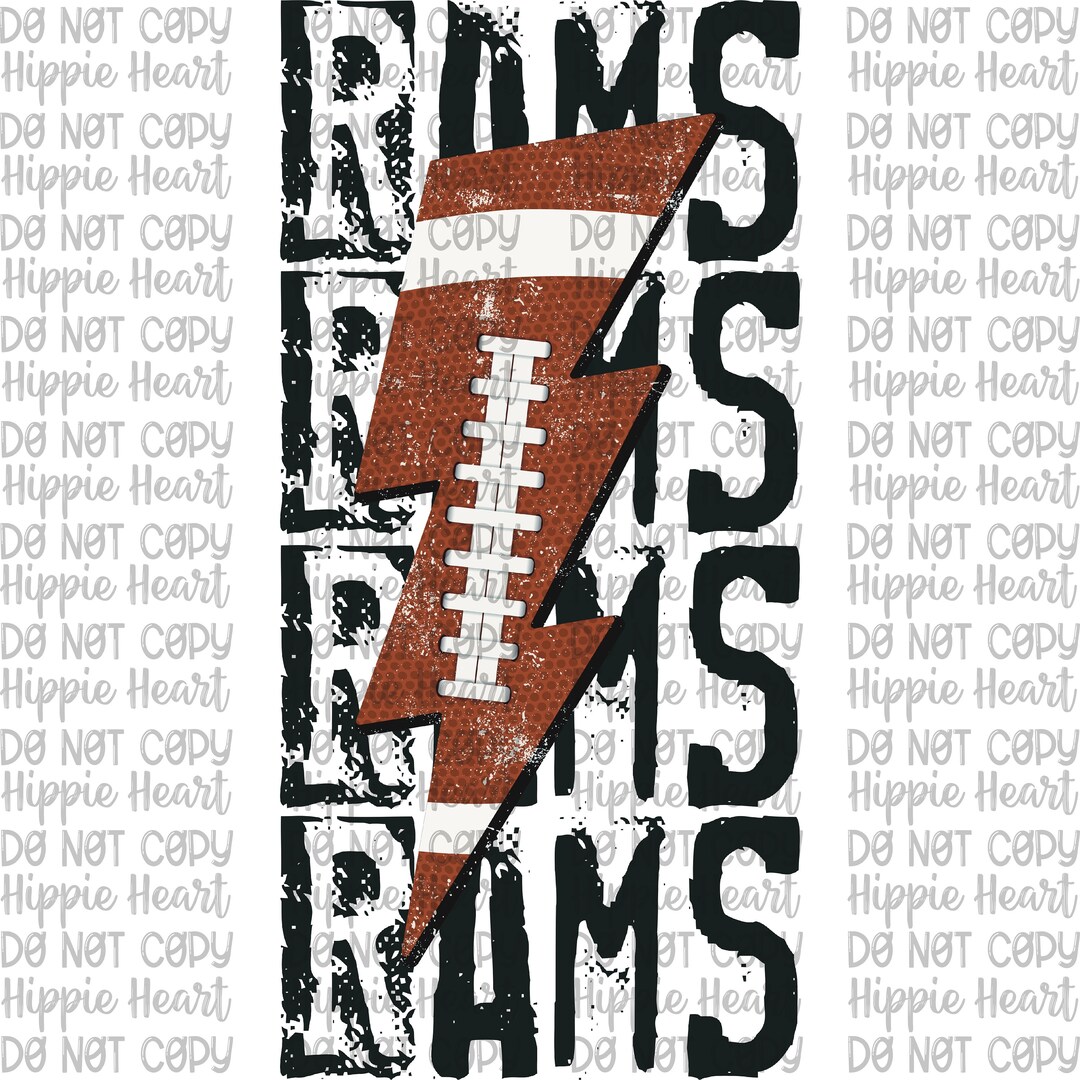 Rams Football Png, Rams Football, Rams Football Design, Retro Football ...