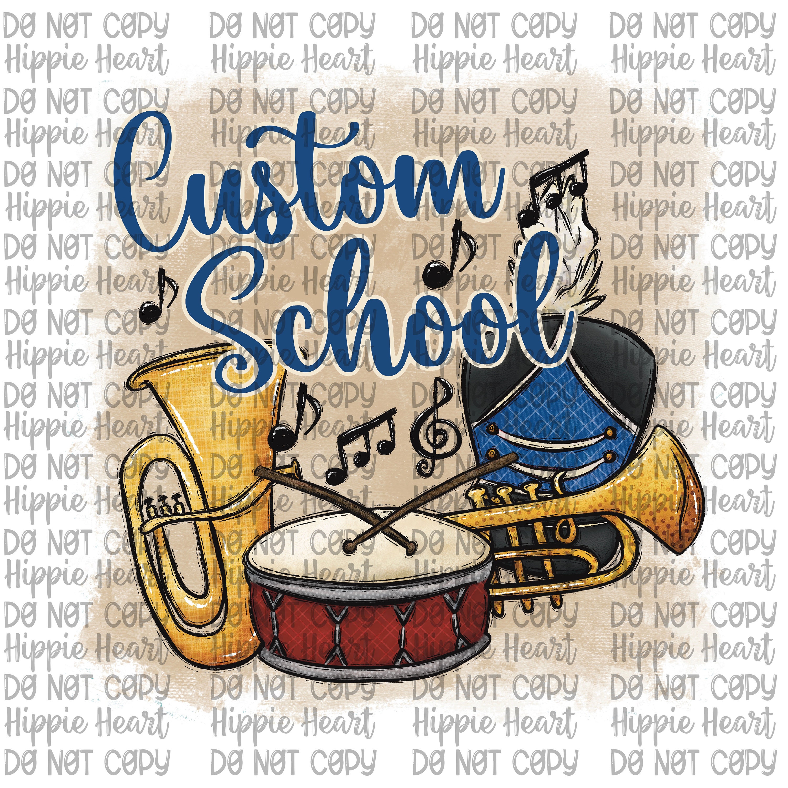 Custom Band Png, Marching Band Png, Custom Team Mascot Png, Custom Band ...