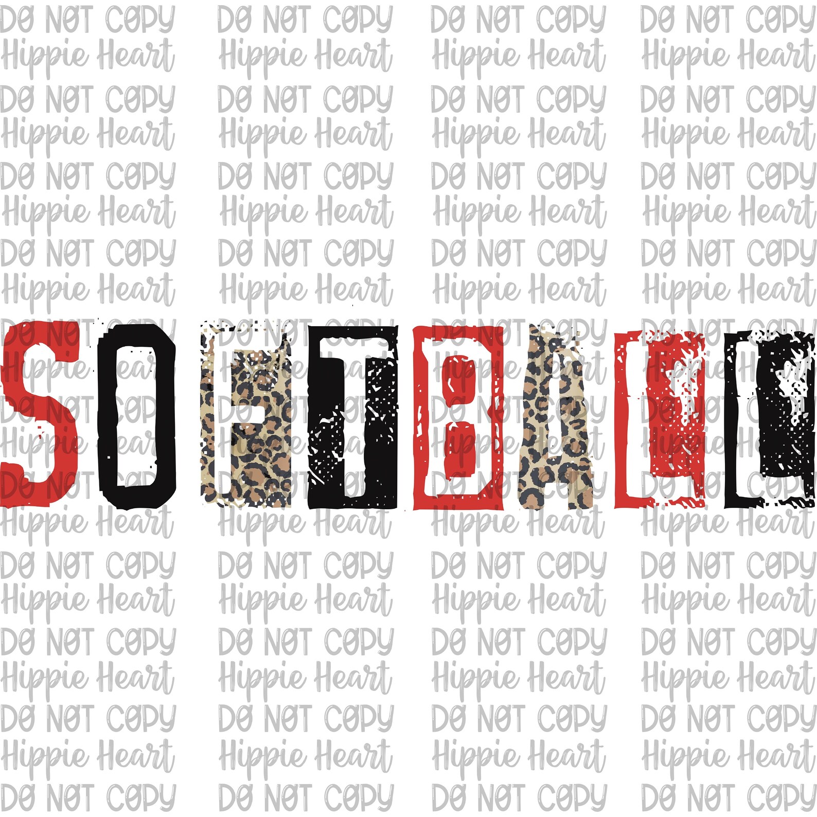 Distressed Softball Png, Leopard Softball Png, Distressed Softball Font ...