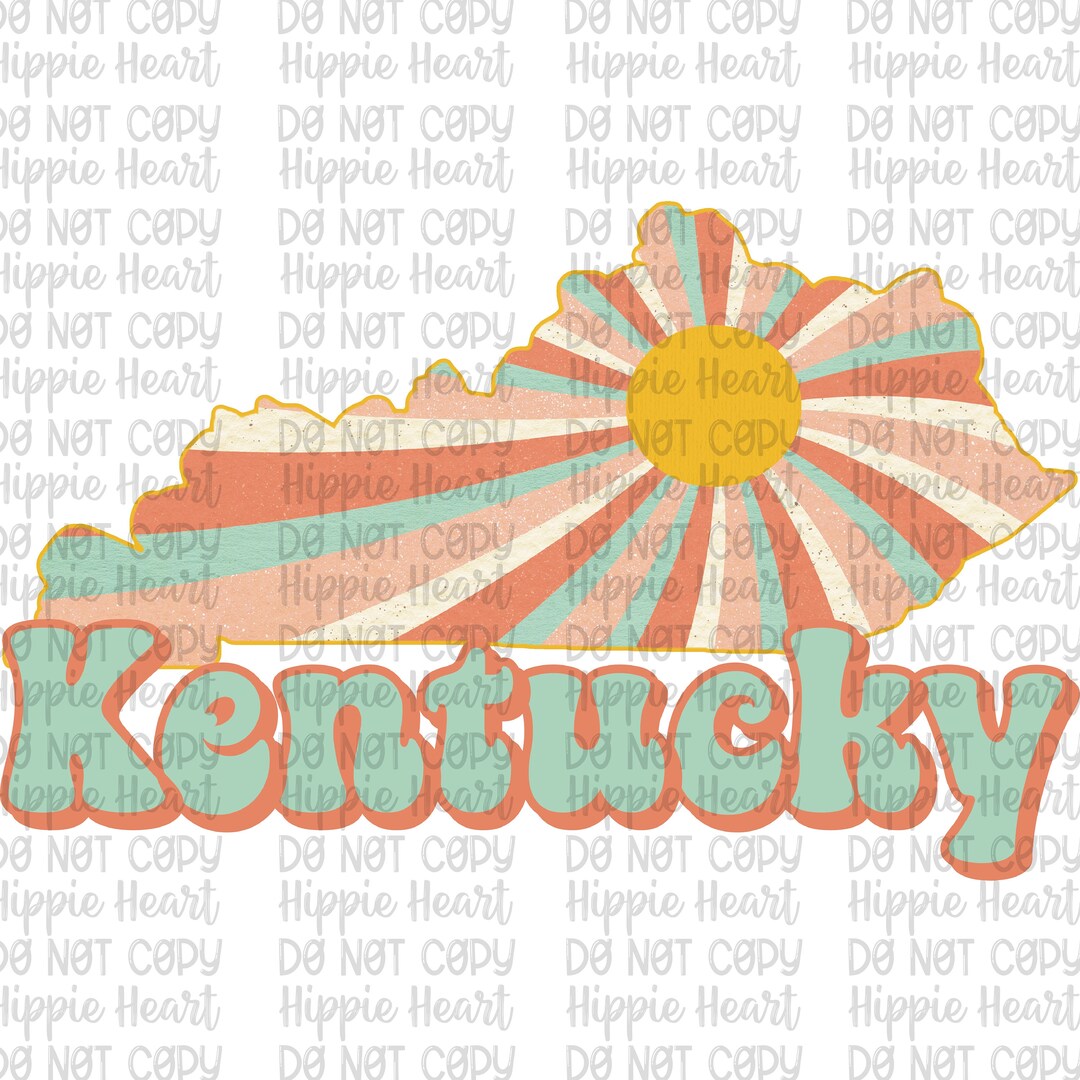 Kentucky State Png, Kentucky Design, My Old Kentucky Home, Retro ...
