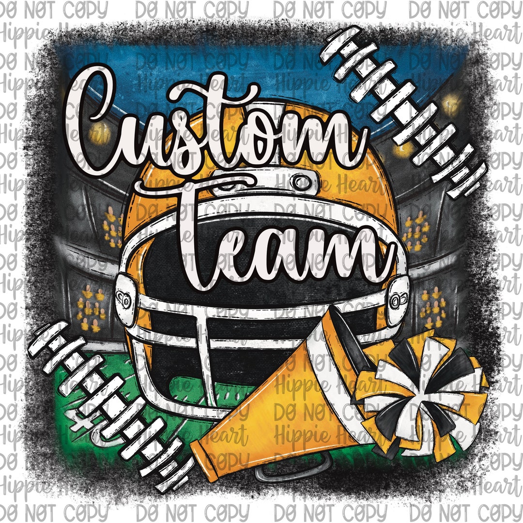 Custom Football Team Png, Custom Team Mascot Png, Custom Football ...