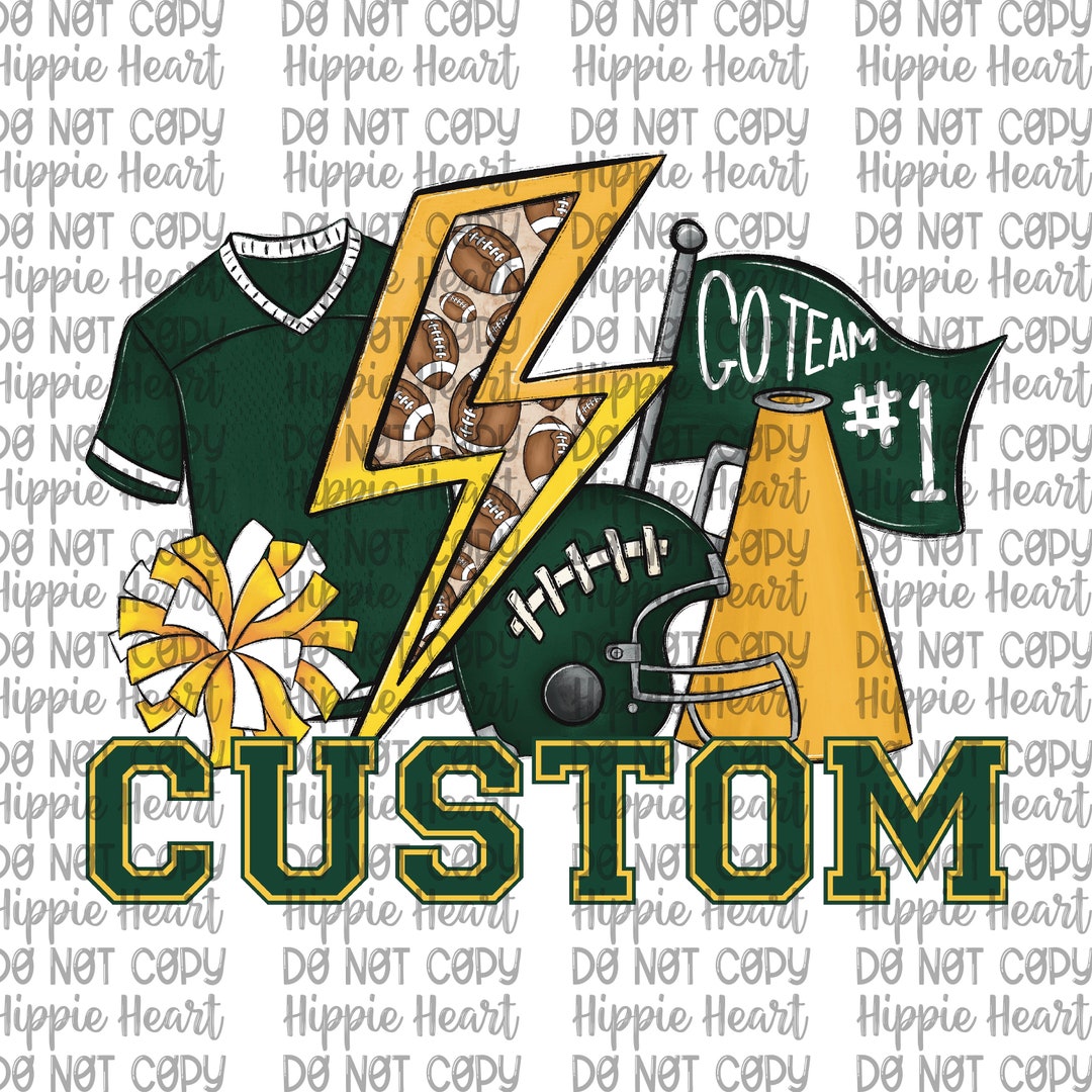 Custom Football Team Png, Custom Team Mascot Png, Custom Football ...