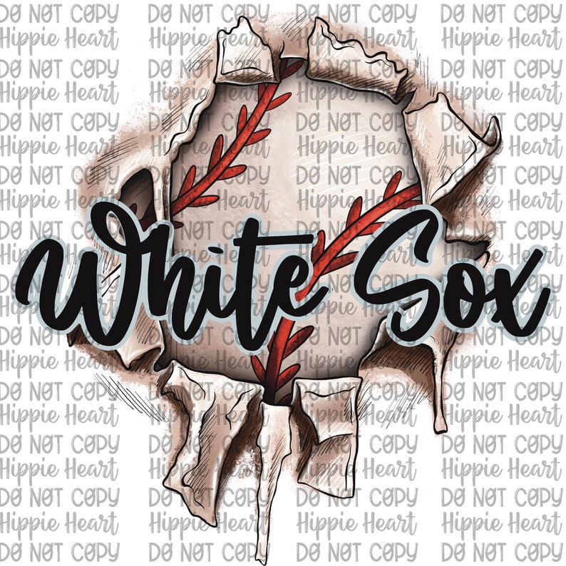 White Sox Png White Sox Baseball Png White Sox Baseball - Etsy