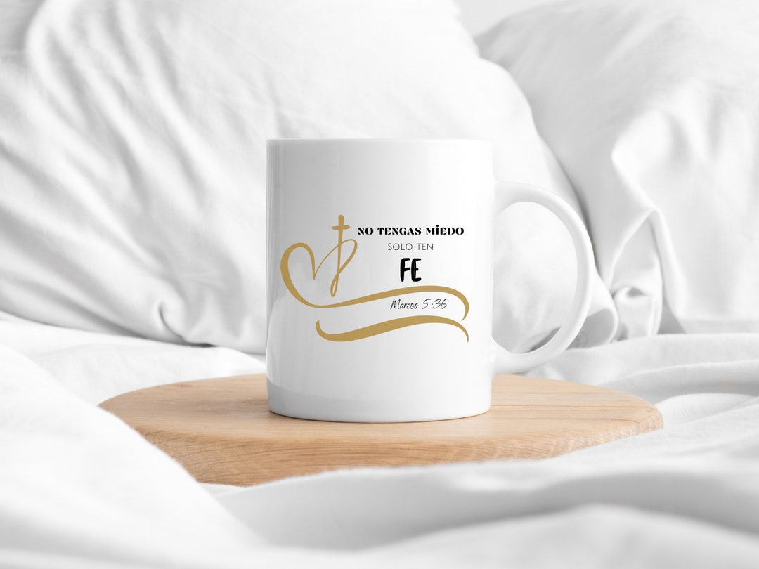 Taza Cristiana Español, Bible Verse Mug, Scripture Mug, Regalo ...
