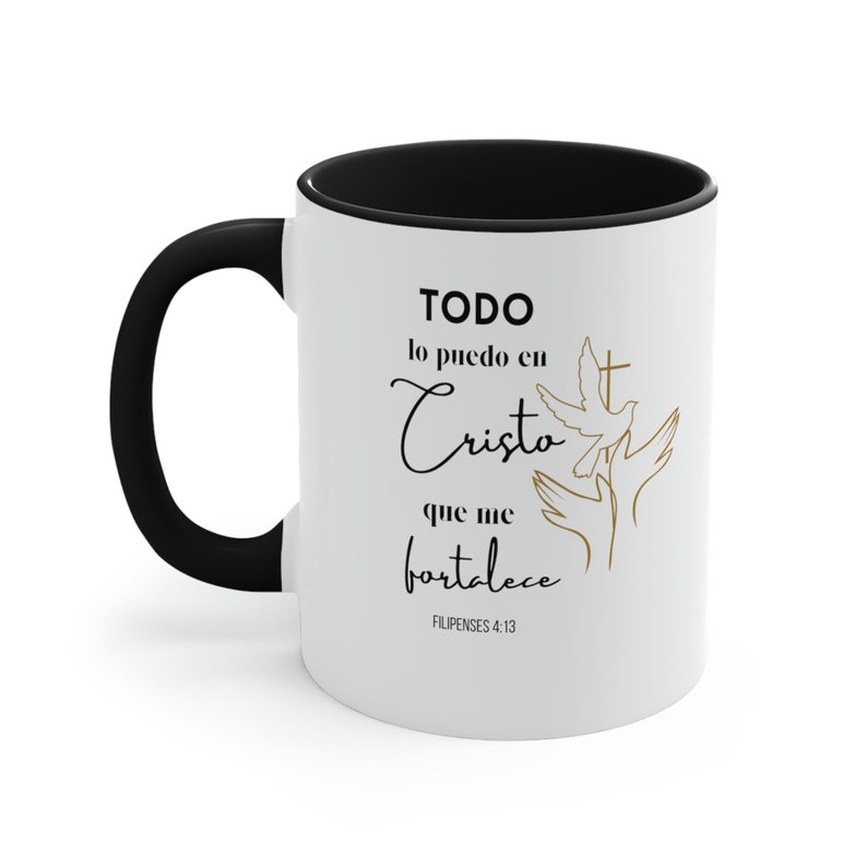 Taza Cristiana Español, Bible Verse Mug, Spanish Christian Gift, Regalo ...