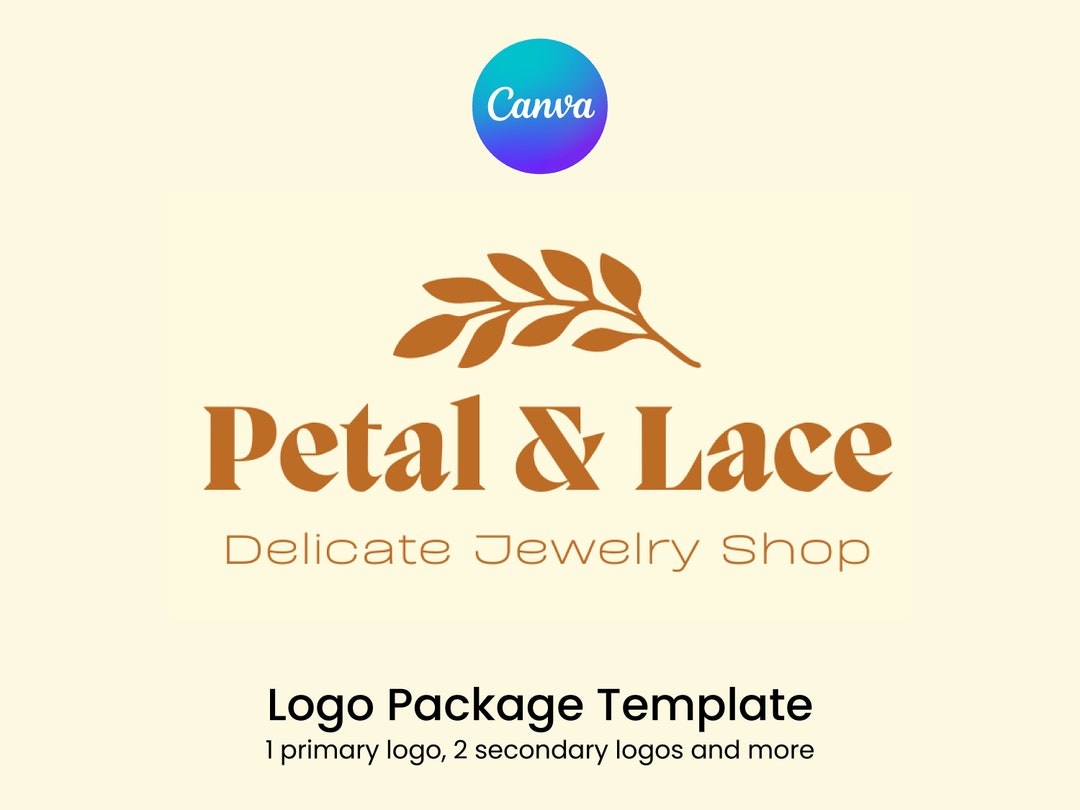 Logo Package Template Canva Logo Canva Template Premade Logo - Etsy Australia