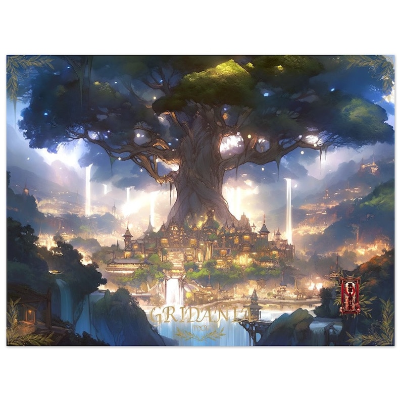 Gridania FFXIV by Azikun - Etsy