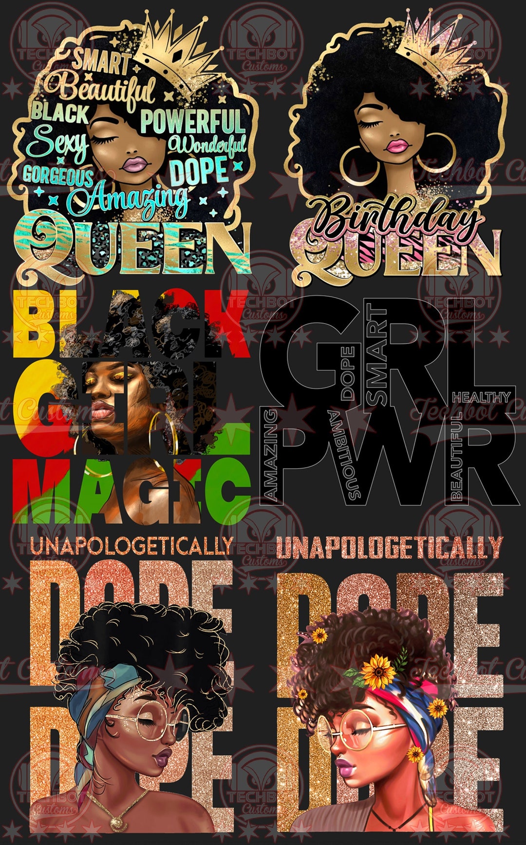DOPE QUEEN DTF - Etsy