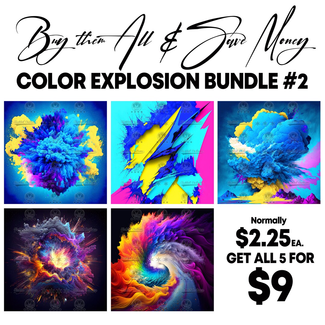COLOR EXPLOSION BUNDLE #2 - Etsy
