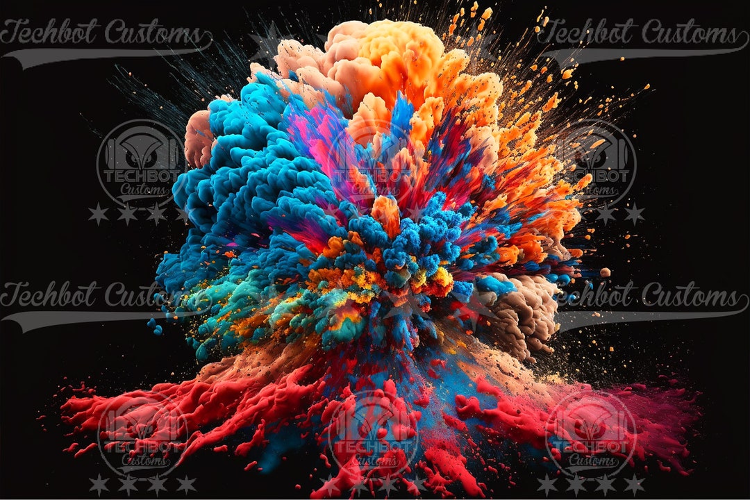 COLOR EXPLOSION #2 - Etsy