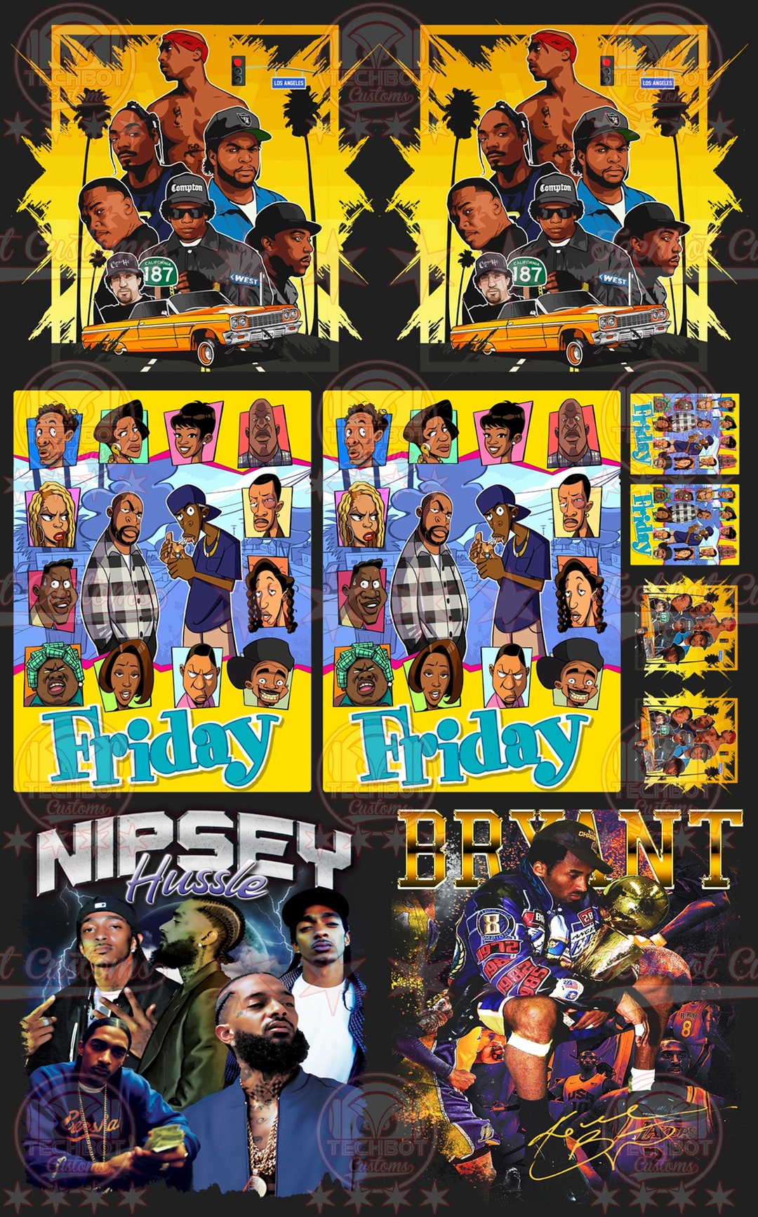 WESTCOAST LEGENDS DTF - Etsy