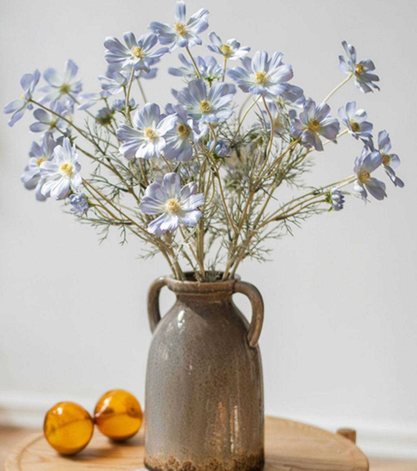 23'' Faux Cosmos Flower, Artificial Silk Flowers, Wild Flowers, Daisy ...