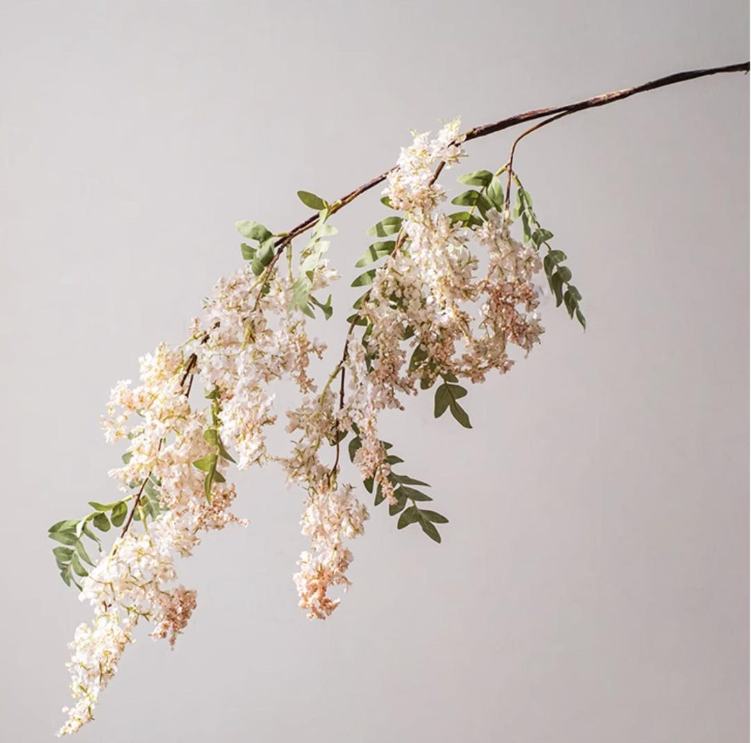 48'' Artificial Sophora Flower Spray – High-end Faux Pagoda Tree ...