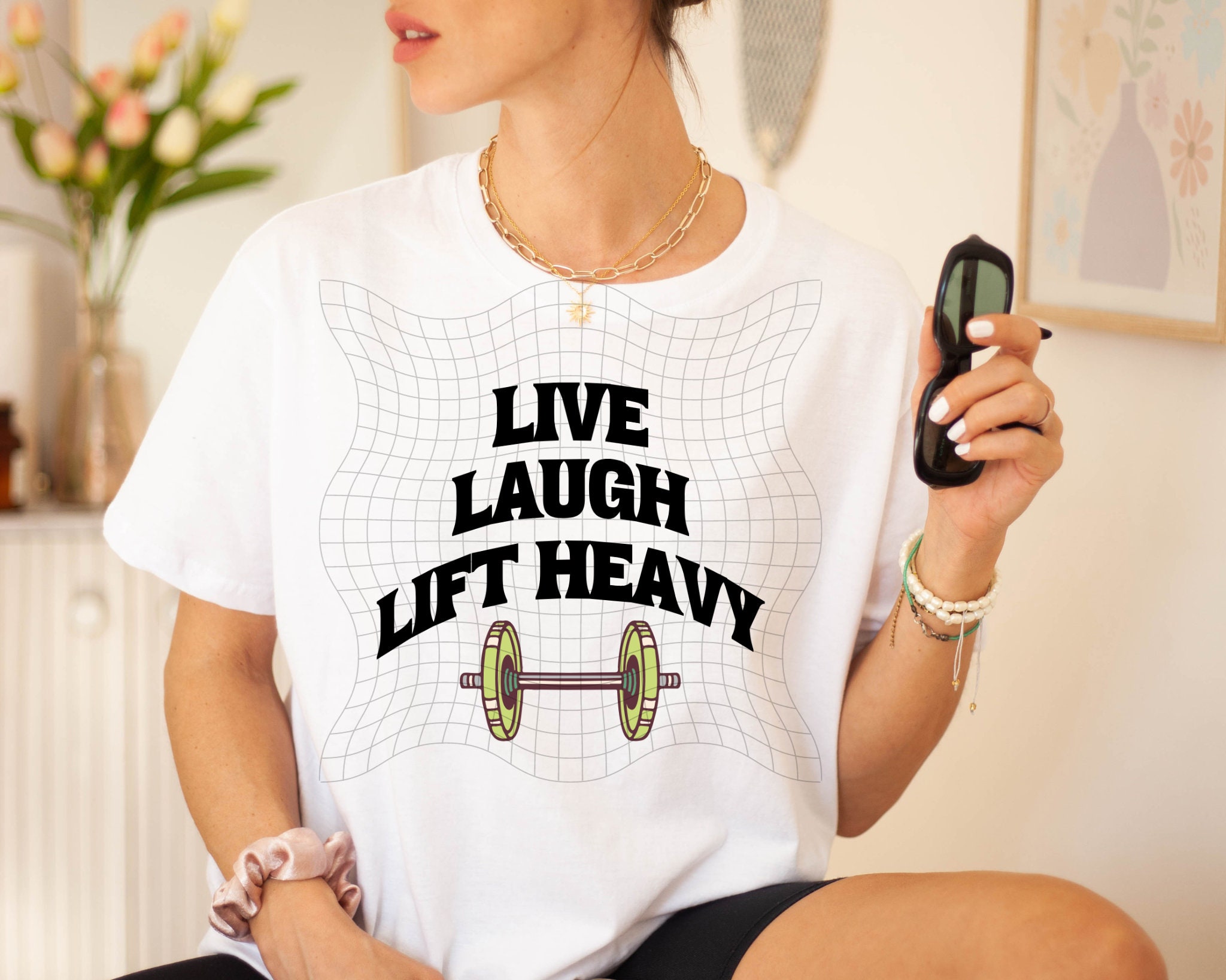 Live Laugh Lift Heavy PNG & SVG | Swole Girl PNG | Swole Mommy ...
