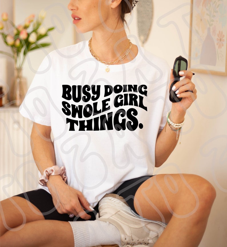 Busy Doing Swole Girl Things SVG & PNG | Fit Girl | Gym Rat PNG | Gym ...