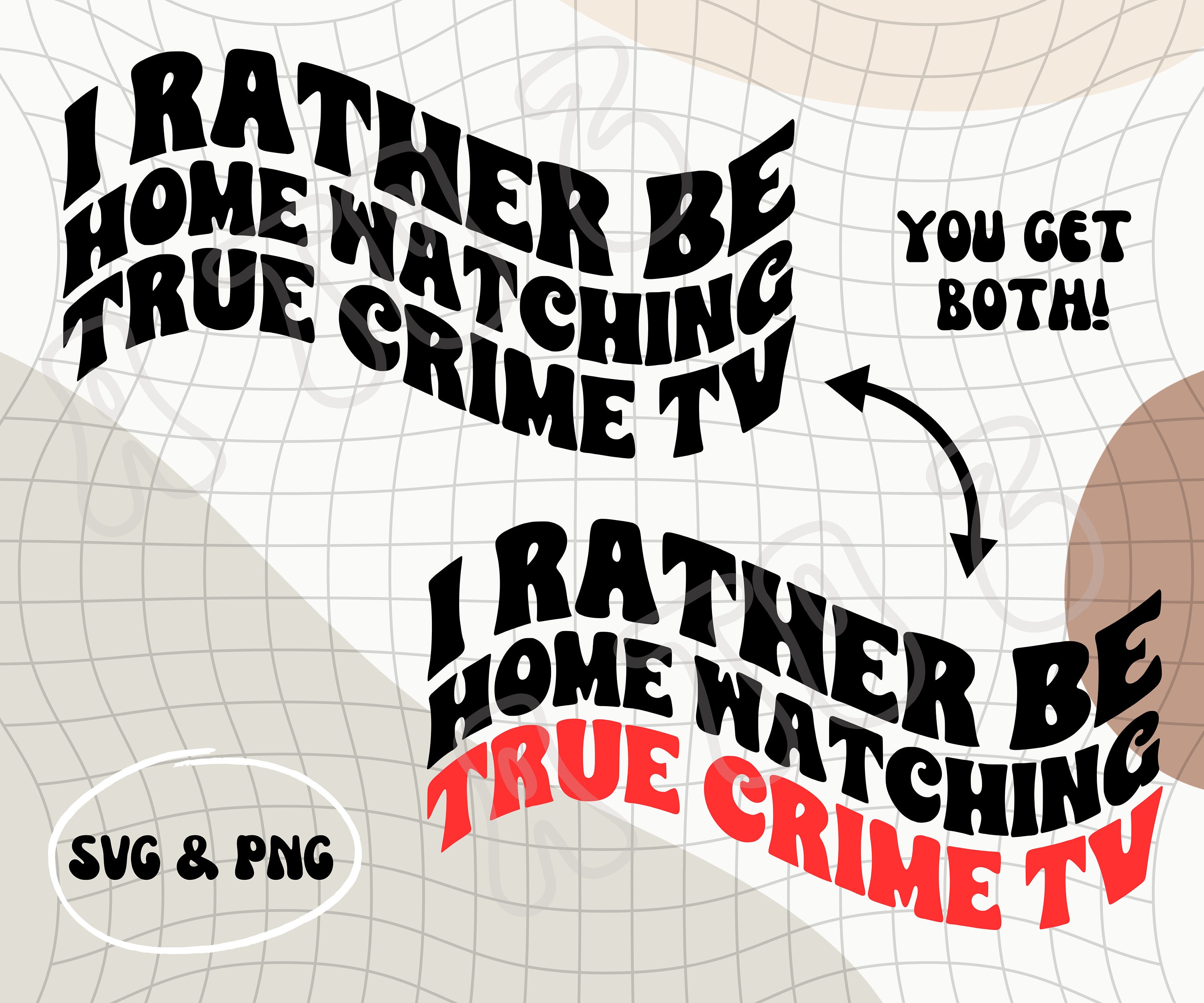 True Crime TV SVG & PNG | True Crime Show | True Crime Series | True ...