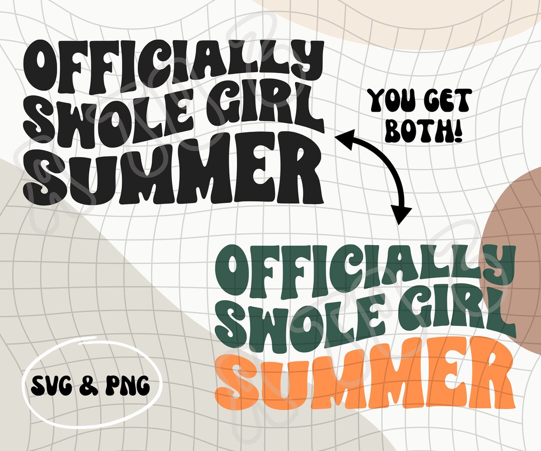Swole Girl Summer PNG & SVG | Strong Girl Summer | Weight Lifting ...