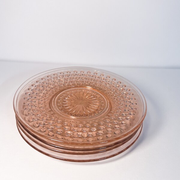 Pink Glass Plate - Etsy