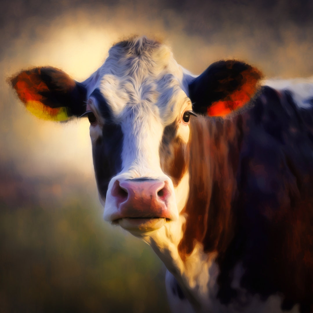 Cow in the Sun - Etsy