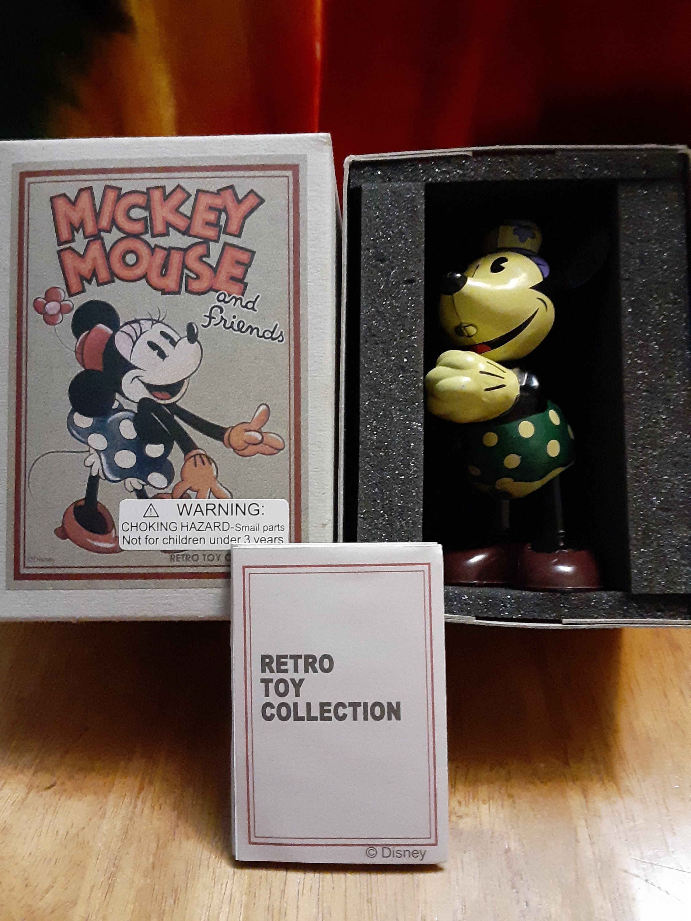 Minnie Mouse/disney Wind up Tin Toy,vintage/collectible - Etsy