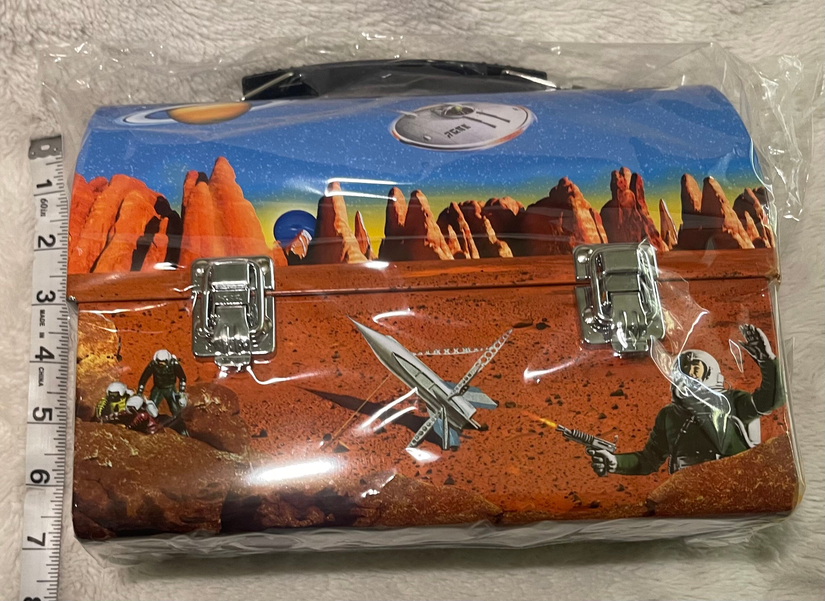 Outer Space Metal Dome Lunchbox - Etsy
