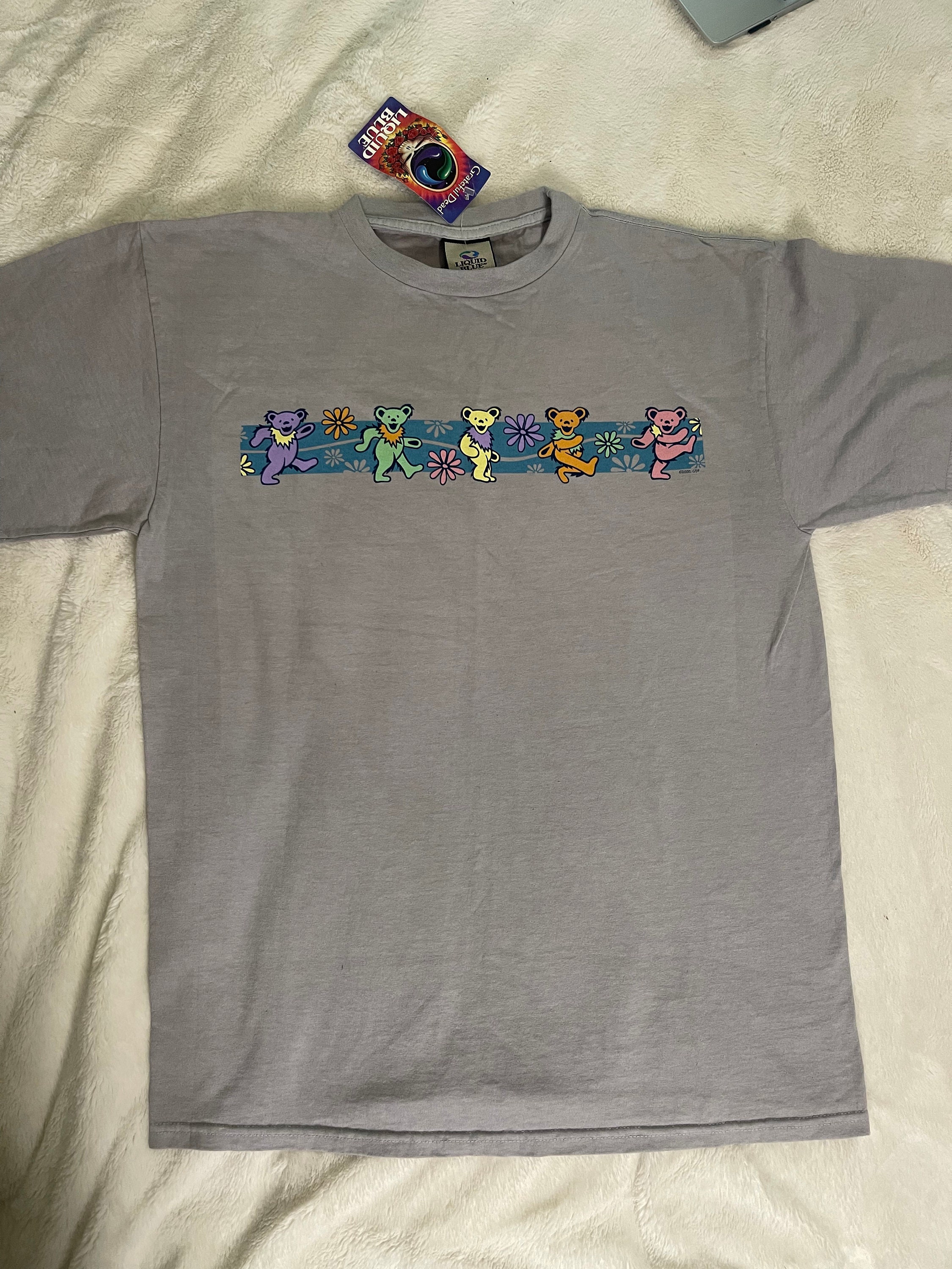 Vintage Grateful Dead Dancing Bears T Shirt Size Medium Rare Hard To