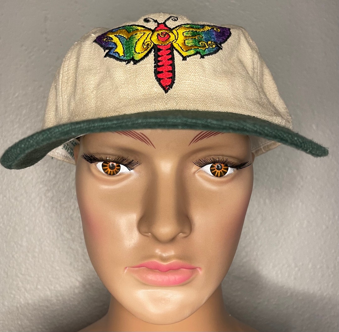 Headcase, %100 Hemp, Moe(band) Butterfly Curved or Flat Bill Hat - Etsy