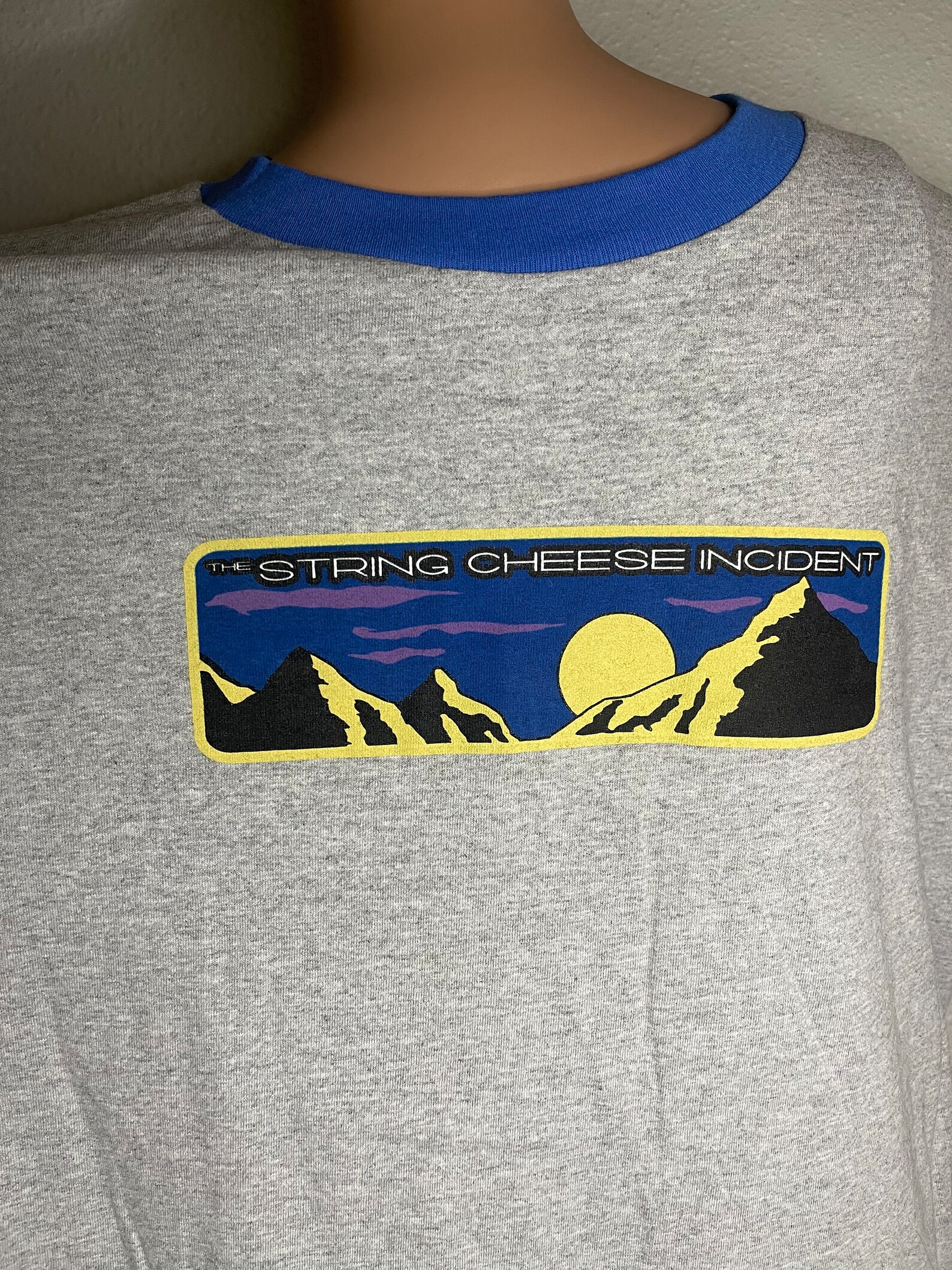 Vintage 1990s, String Cheese Incident, Ringer Style T Shirt. Size 2XL ...