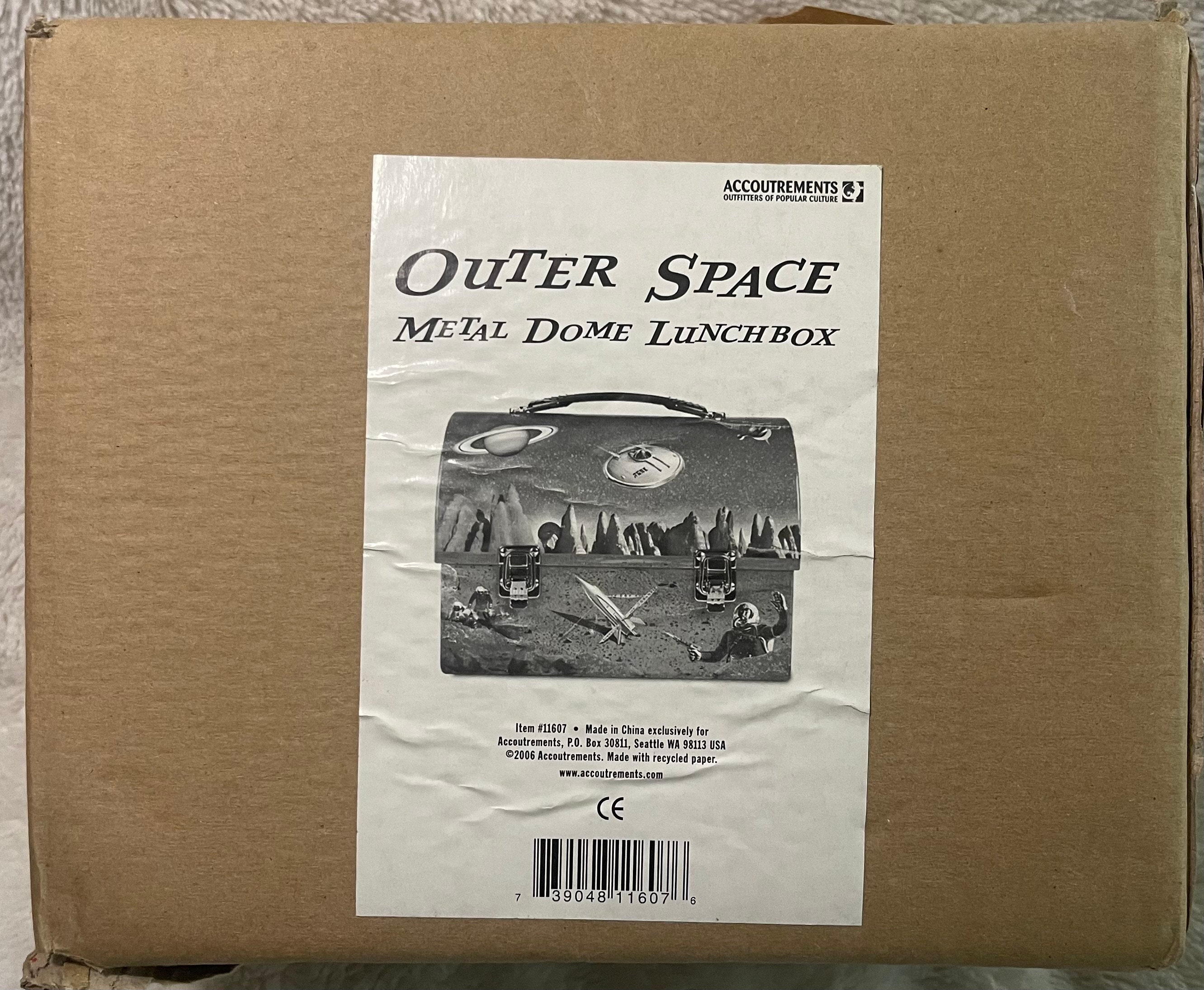 Outer Space Metal Dome Lunchbox - Etsy