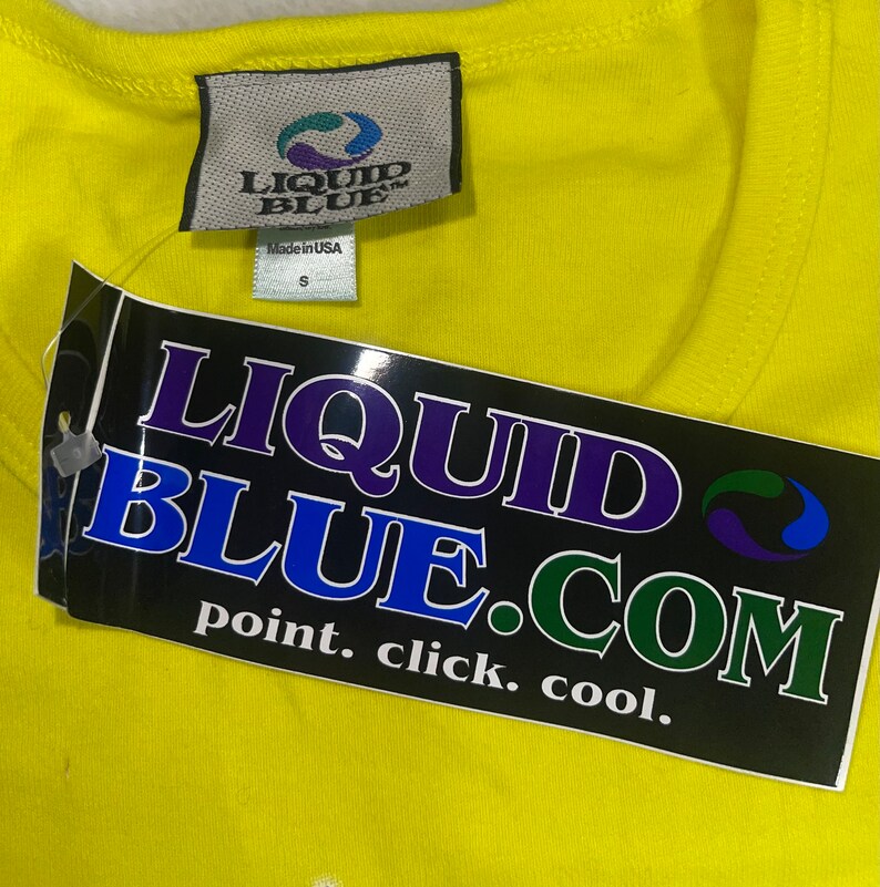 Vintage Liquid Blue Beatles Yellow Submarine Baby Doll T Shirt. Size ...