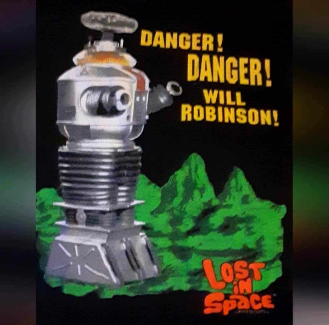 Lost in Space, Danger! Danger Will Robinson Graphic T Shirt. Vintage. Size Large - Etsy