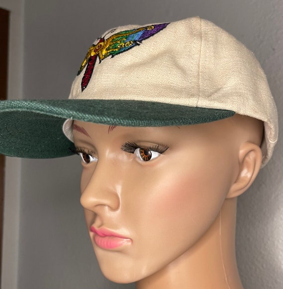 HeadCase, %100 Hemp, Moe butterfly curved bill hat - Gem