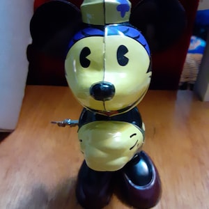 Minnie Mouse/disney Wind up Tin Toy,vintage/collectible - Etsy