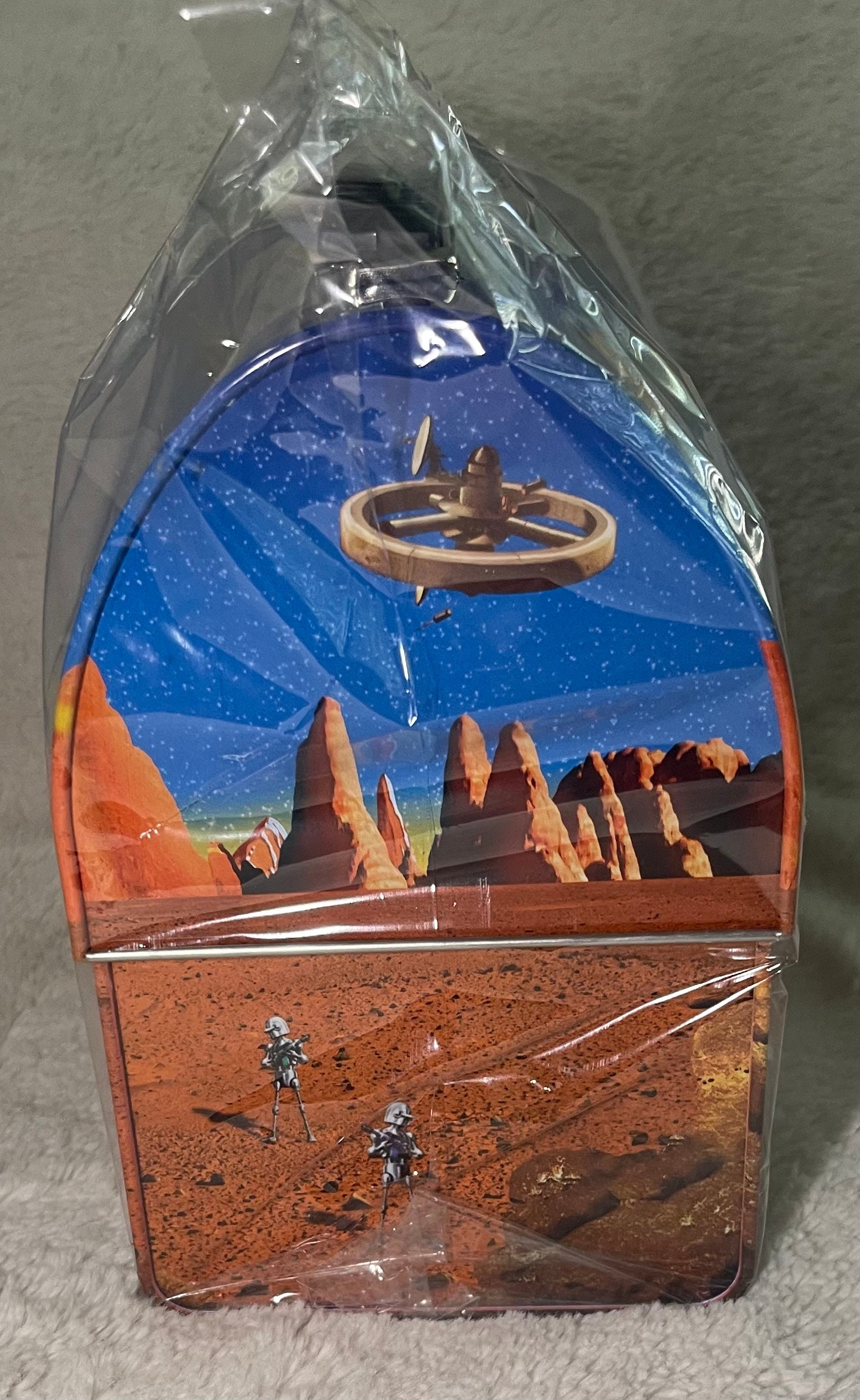 Outer Space Metal Dome Lunchbox - Etsy