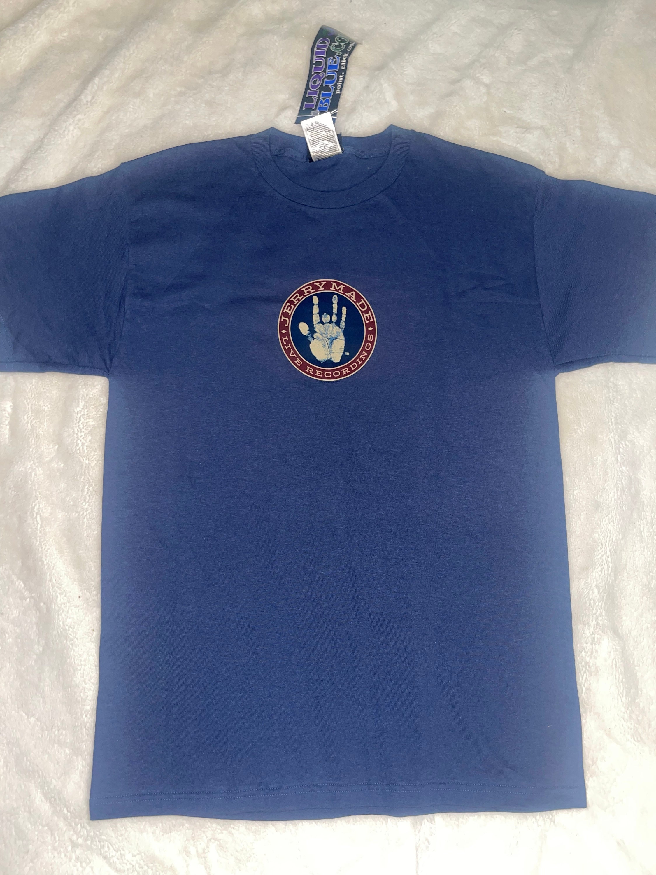 Vintage Jerry Garcia Handprint Tshirt. Not Preowned. Size Medium - Etsy
