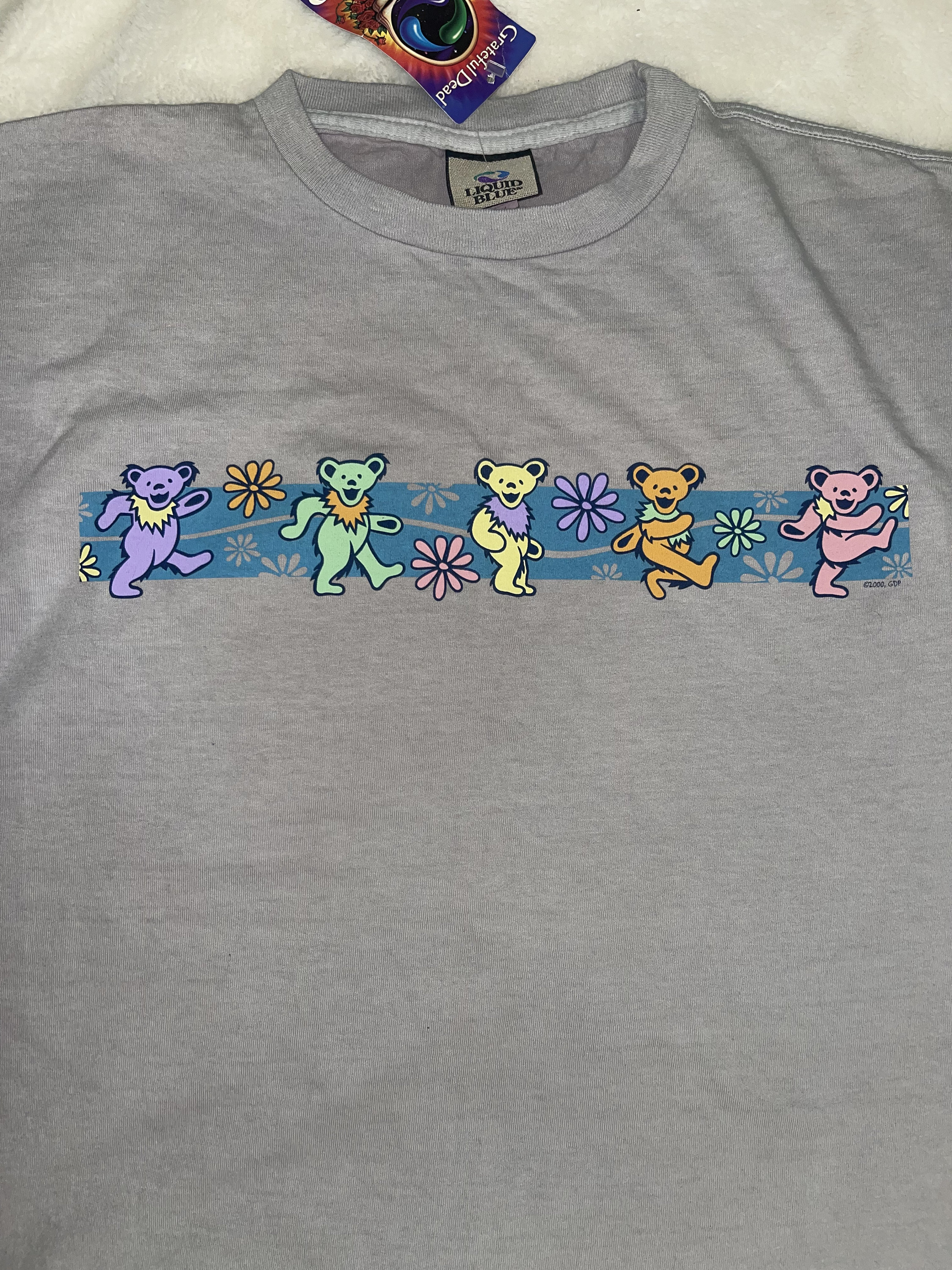 Vintage Grateful Dead Dancing Bears T Shirt Size Medium Rare Hard To