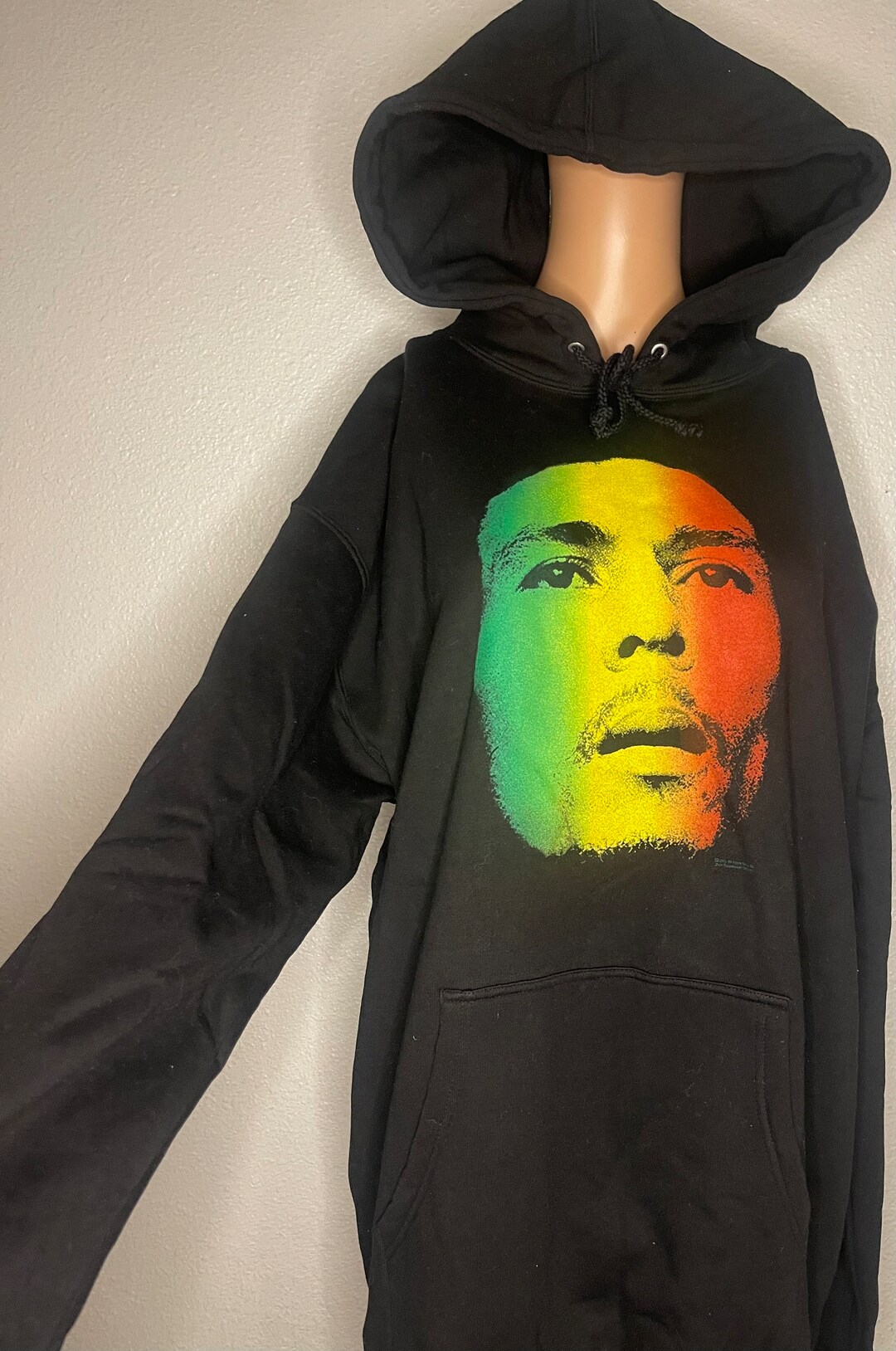 Zion Rootswear Bob Marley Hooded Sweatshirt. Size Large - Etsy UK