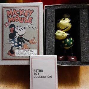 Minnie Mouse/disney Wind up Tin Toy,vintage/collectible - Etsy