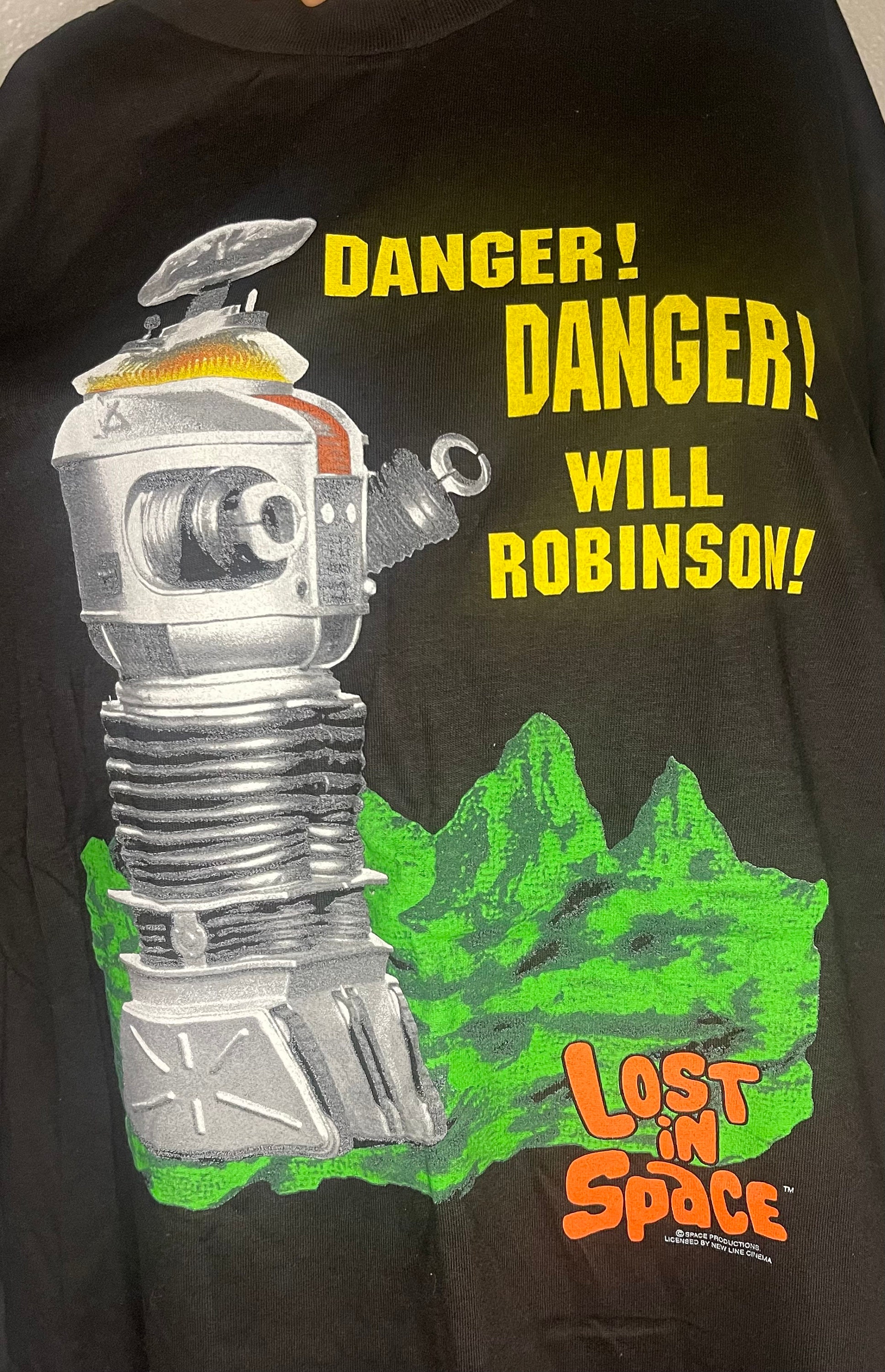 Lost in Space, Danger! Danger Will Robinson Graphic T Shirt. Vintage. Size Large - Etsy Australia