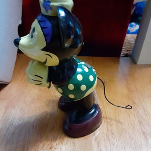Minnie Mouse/disney Wind up Tin Toy,vintage/collectible - Etsy