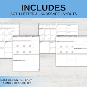 Minimalist - Monster Stat Block DM Sheets - Dnd 5E - Printable PDF - Etsy