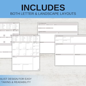 Minimalist - NPC Info DM Sheets - Dnd 5E - Printable PDF - Etsy