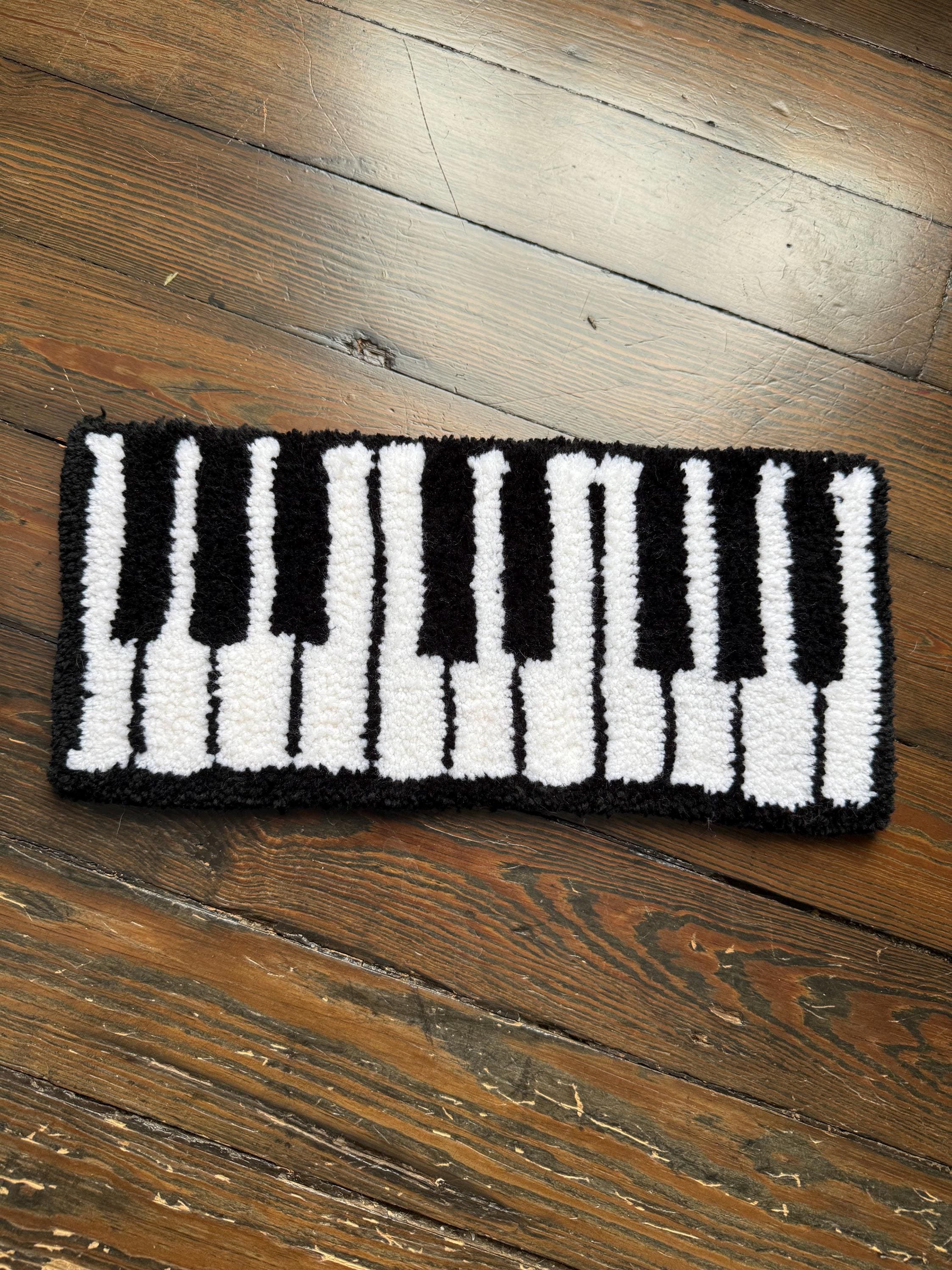 Piano Key Area Rug - Etsy