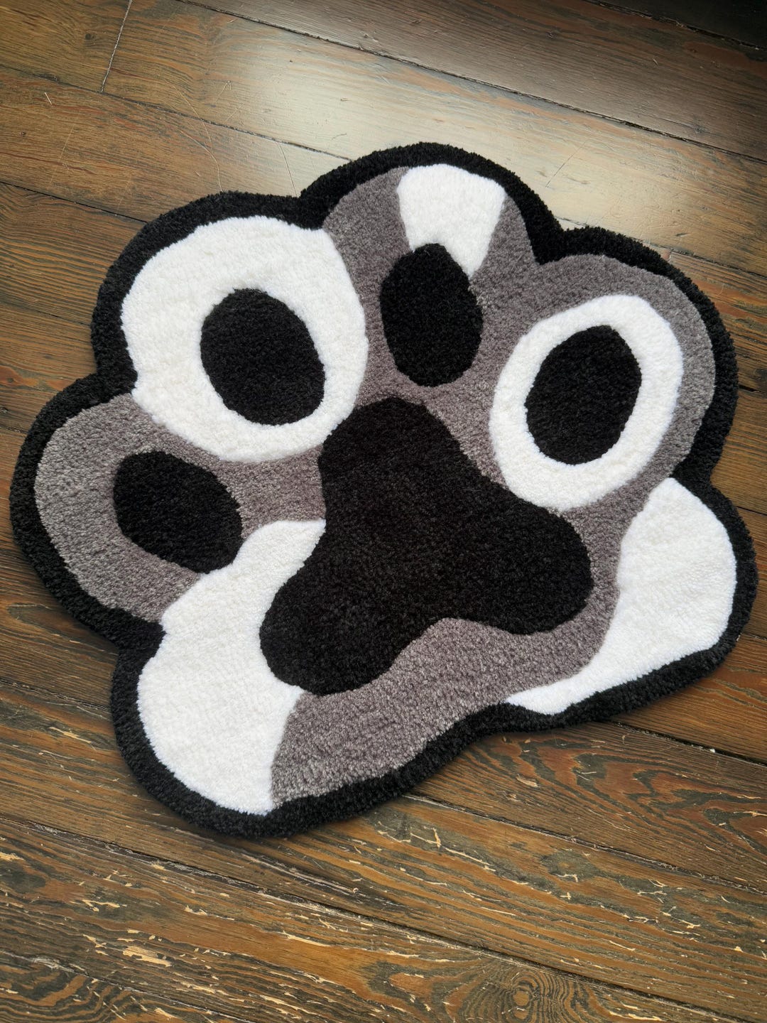 Paw Print Area Rug - Etsy