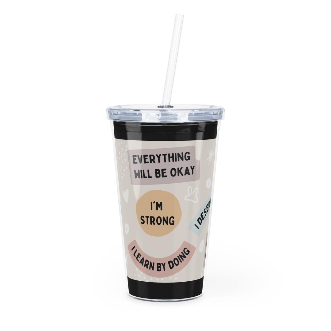 Gratitude Tumbler, Positive Affirmation Cup, Inspirational Drinkware ...