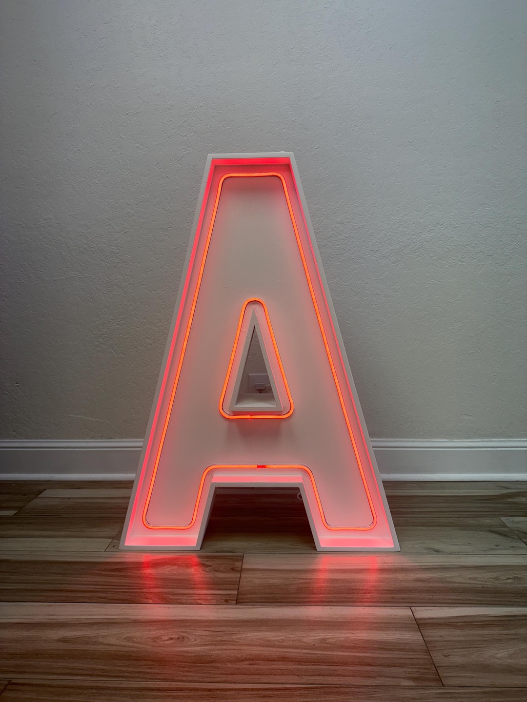4ft LED Neon Marquee Letter: RGBW Color Changing Light up Sign - Etsy