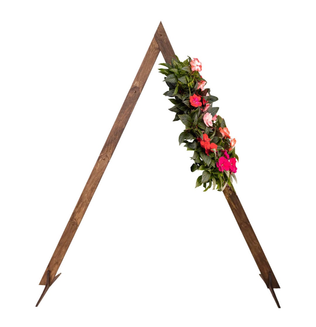 Triangle Wedding Arch I Wedding Arch I Wedding Backdrop I Ceremony Arch ...