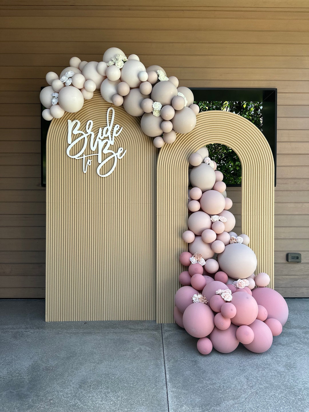 Collapsible Ripple Wood Panel Backdrop: Photo Booth Prop - Etsy