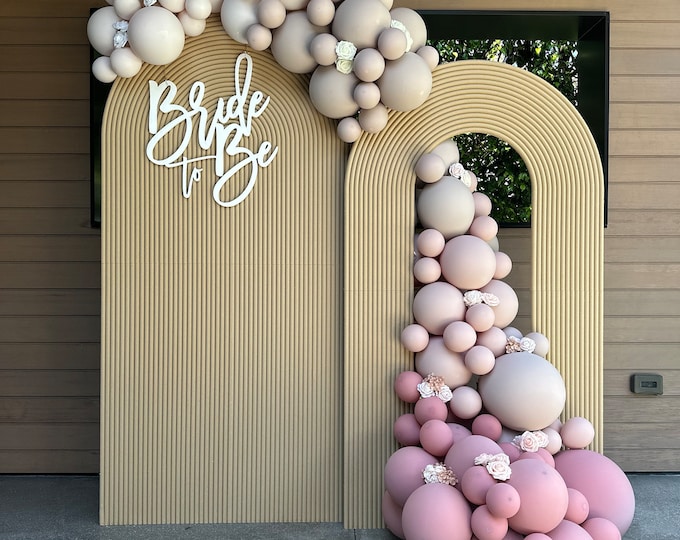 Collapsible Ripple Wood Panel Backdrop: Photo Booth Prop - Etsy